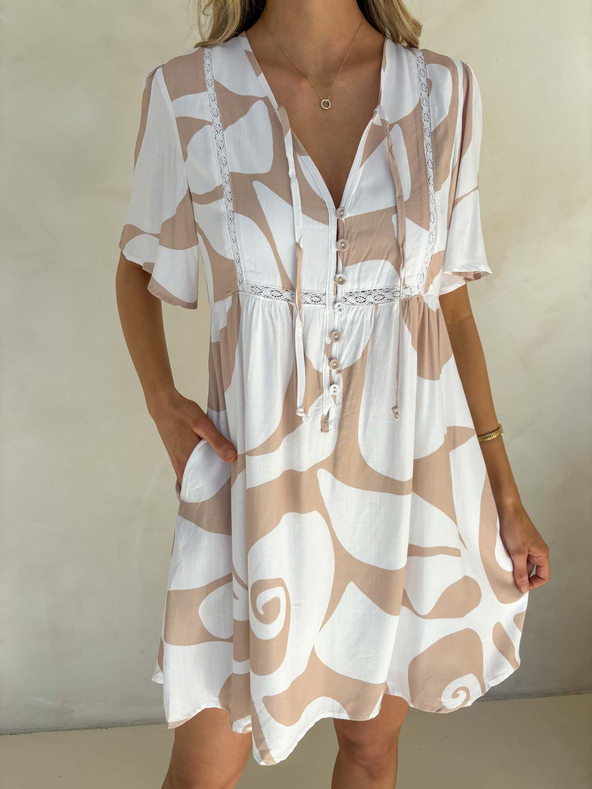 Sienna Dress - Whirl Print – Mylk The Label